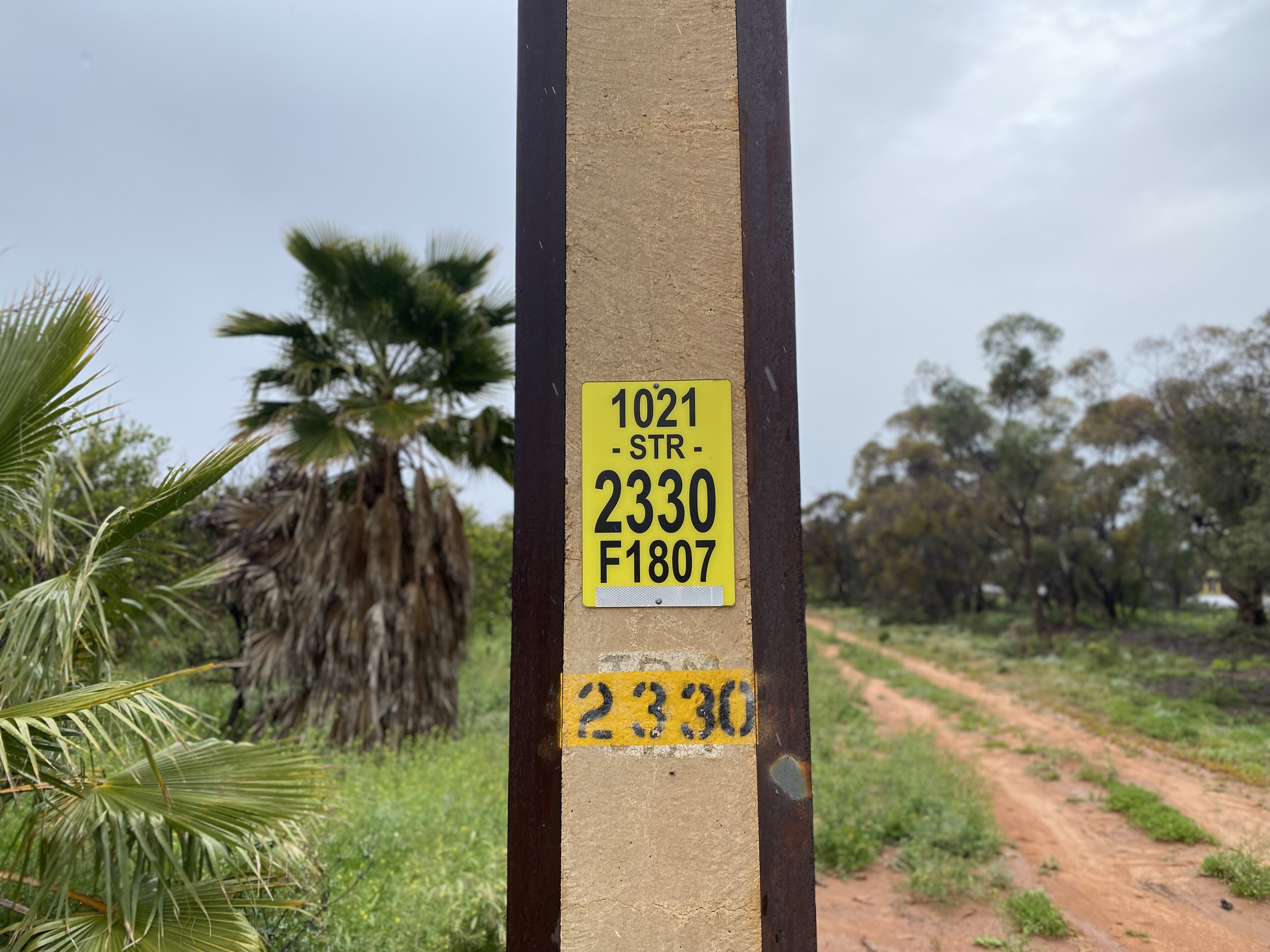 Transmission Pole ID Signs | SA Power